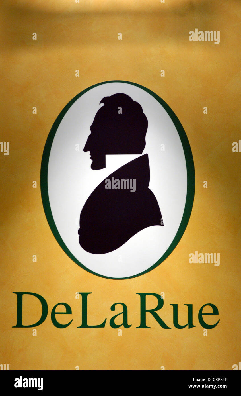 Logo De La Rue Stock Photo - Alamy