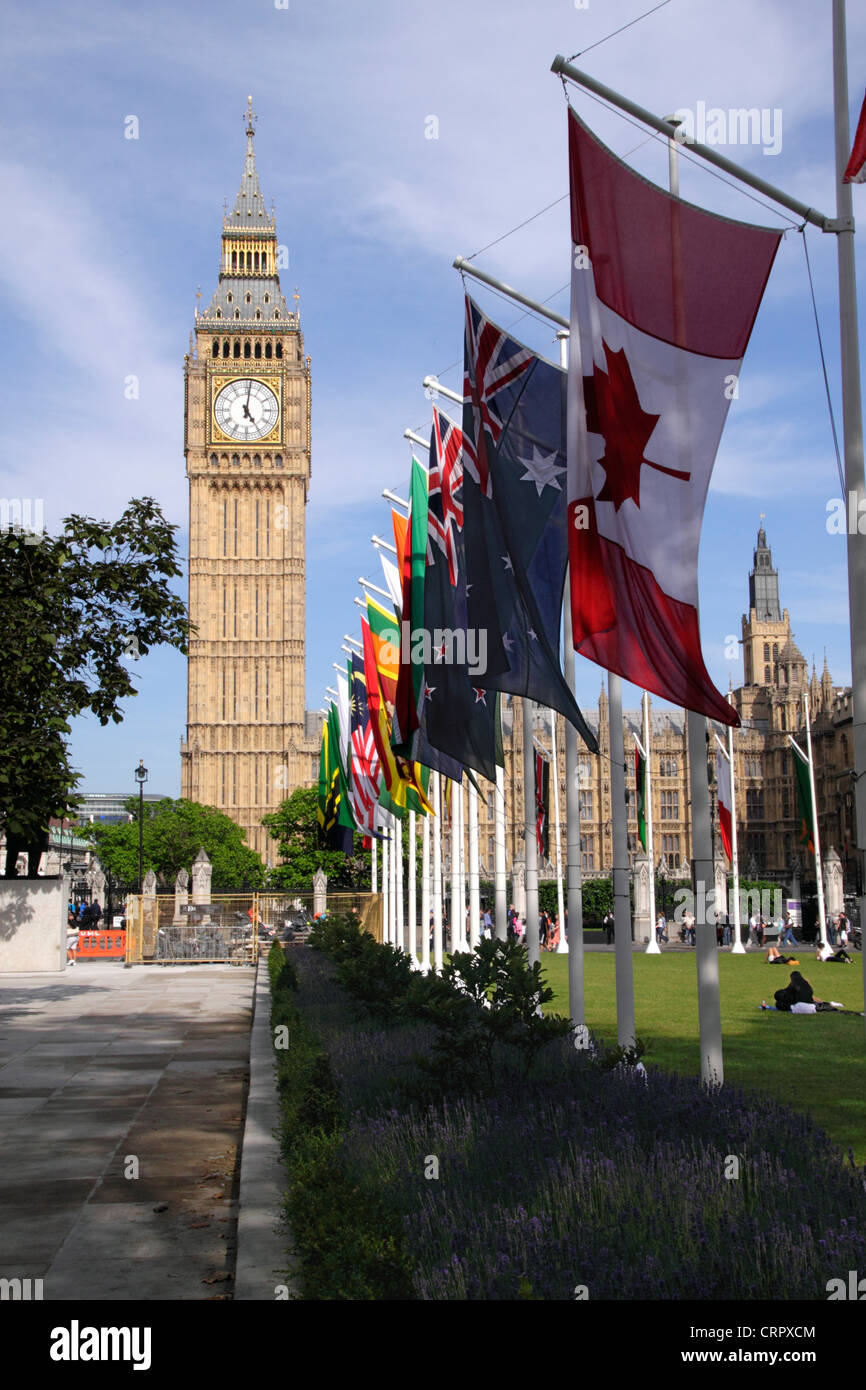 Commonwealth flags hi-res stock photography and images - Alamy
