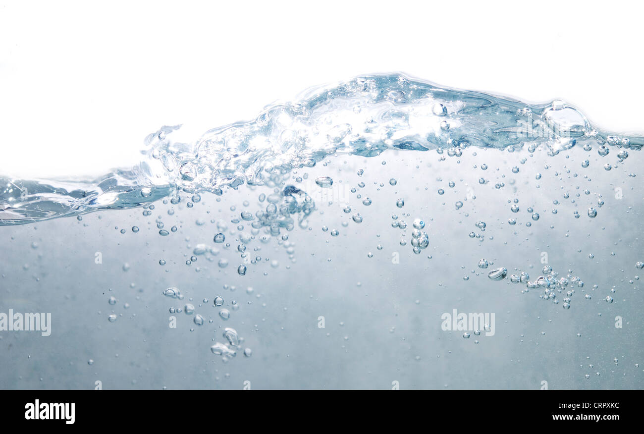 water splash over white background Stock Photo - Alamy