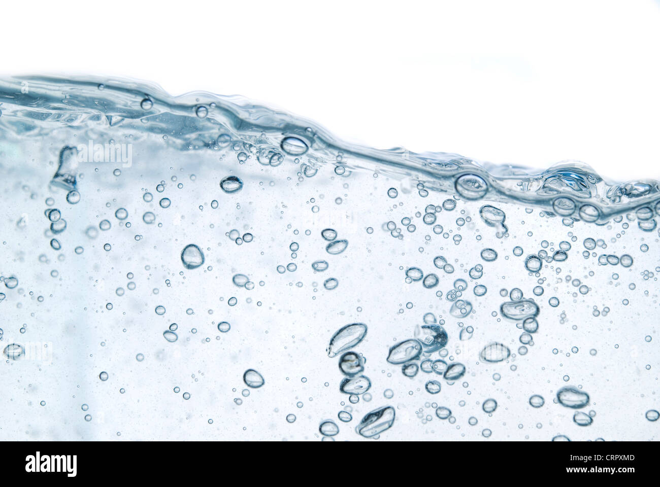 wave with bubbles over white Stock Photo - Alamy