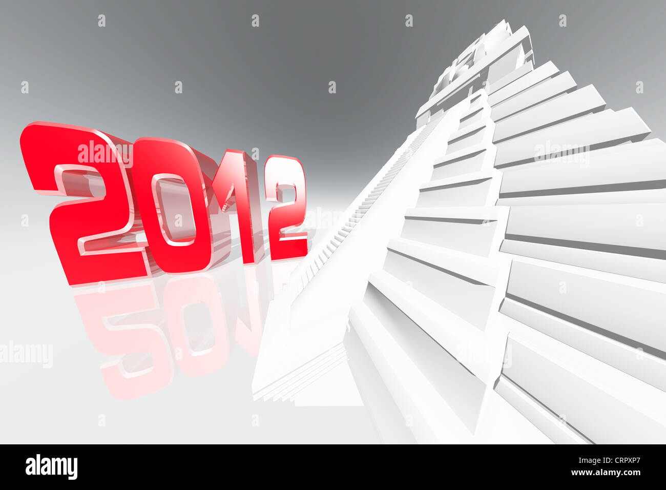2012 Maya Prediction Concept 3D render Stock Photo - Alamy