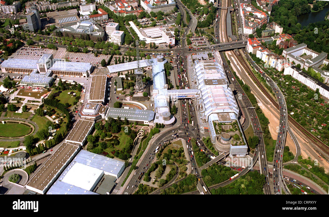 Convention Center and ICC Berlin, Aerial View Stock Photo - Alamy