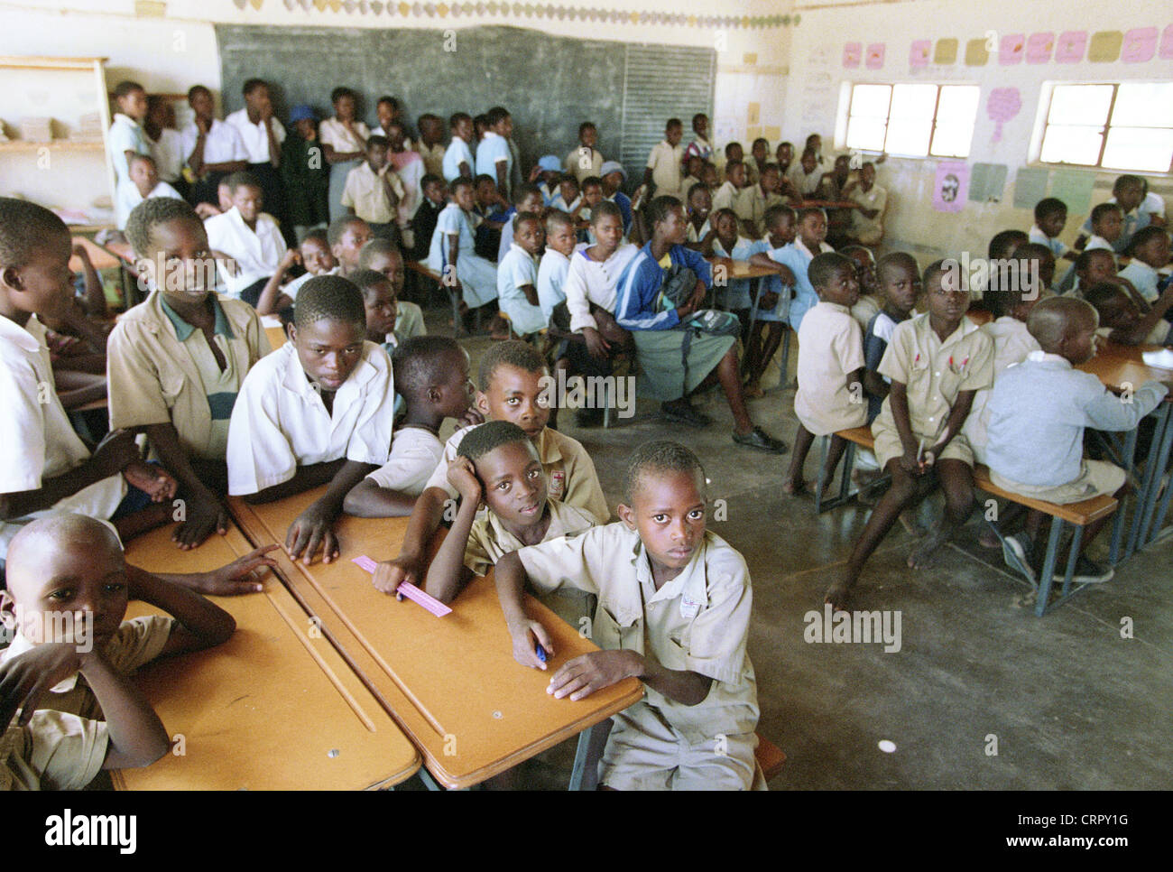 Zimbabwe school children hi-res stock photography and images - Alamy