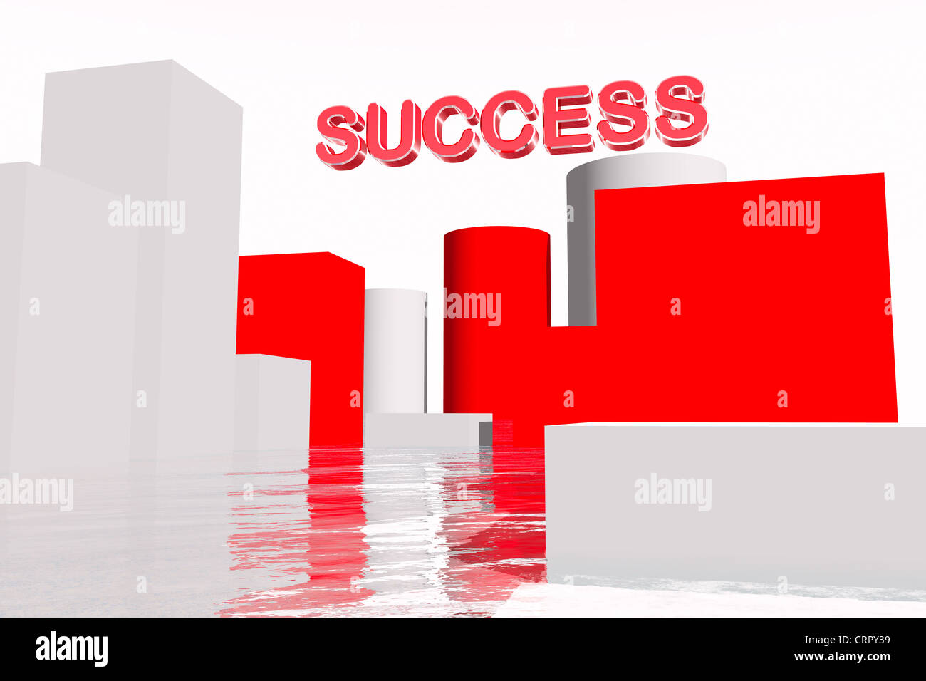 Business Concept 3D render Stock Photo - Alamy