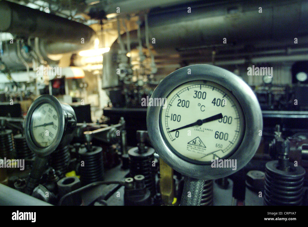 Valve in the engine room of the Cap San Diego Stock Photo - Alamy