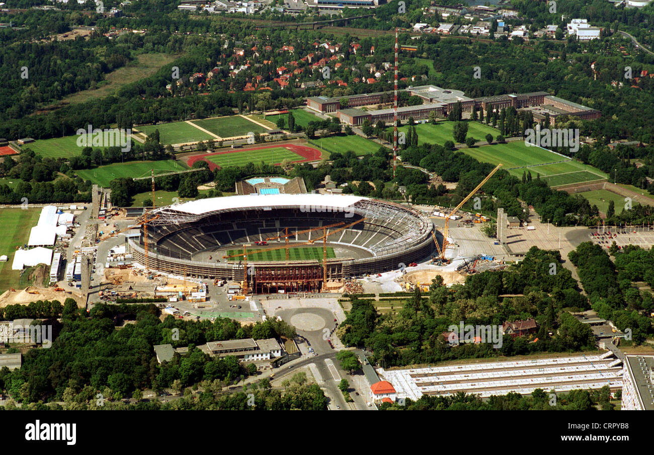 Olympic Stadium Berlin, Aerial Stock Photo - Alamy