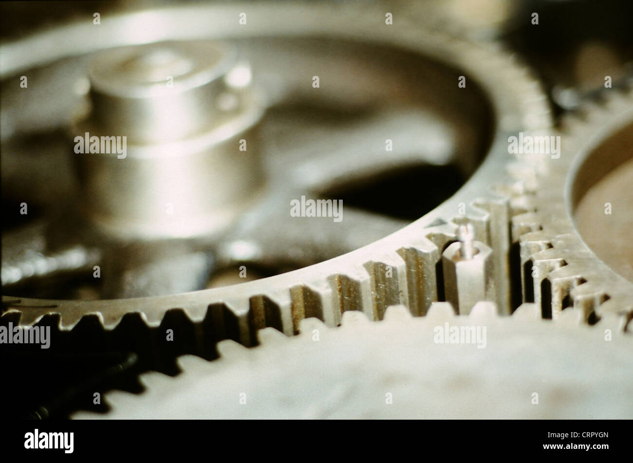 Gears in the Museum of Work Stock Photo - Alamy