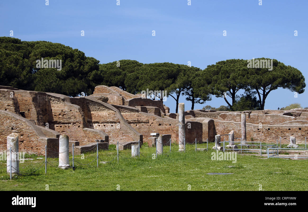 Ostia Antica. Baths of Neptune. 1st - 2nd centuries AD. Palaestra ...