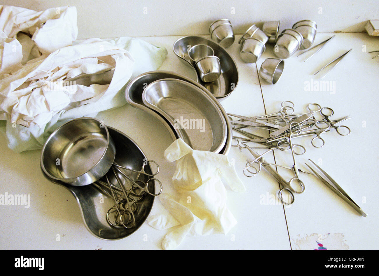 Surgical instruments of the hospital Rusitu Stock Photo - Alamy