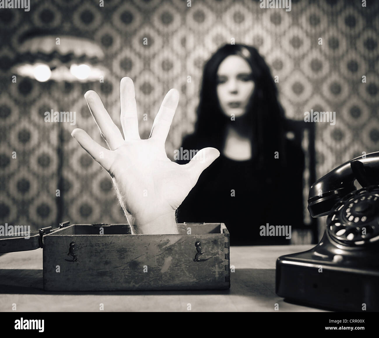 Icy little hand Stock Photo - Alamy