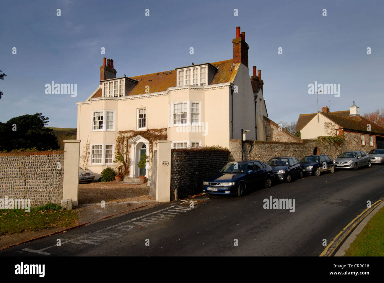 Rudyard Kipling's house, The Elms, in Rottingdean, East Sussex Stock ...