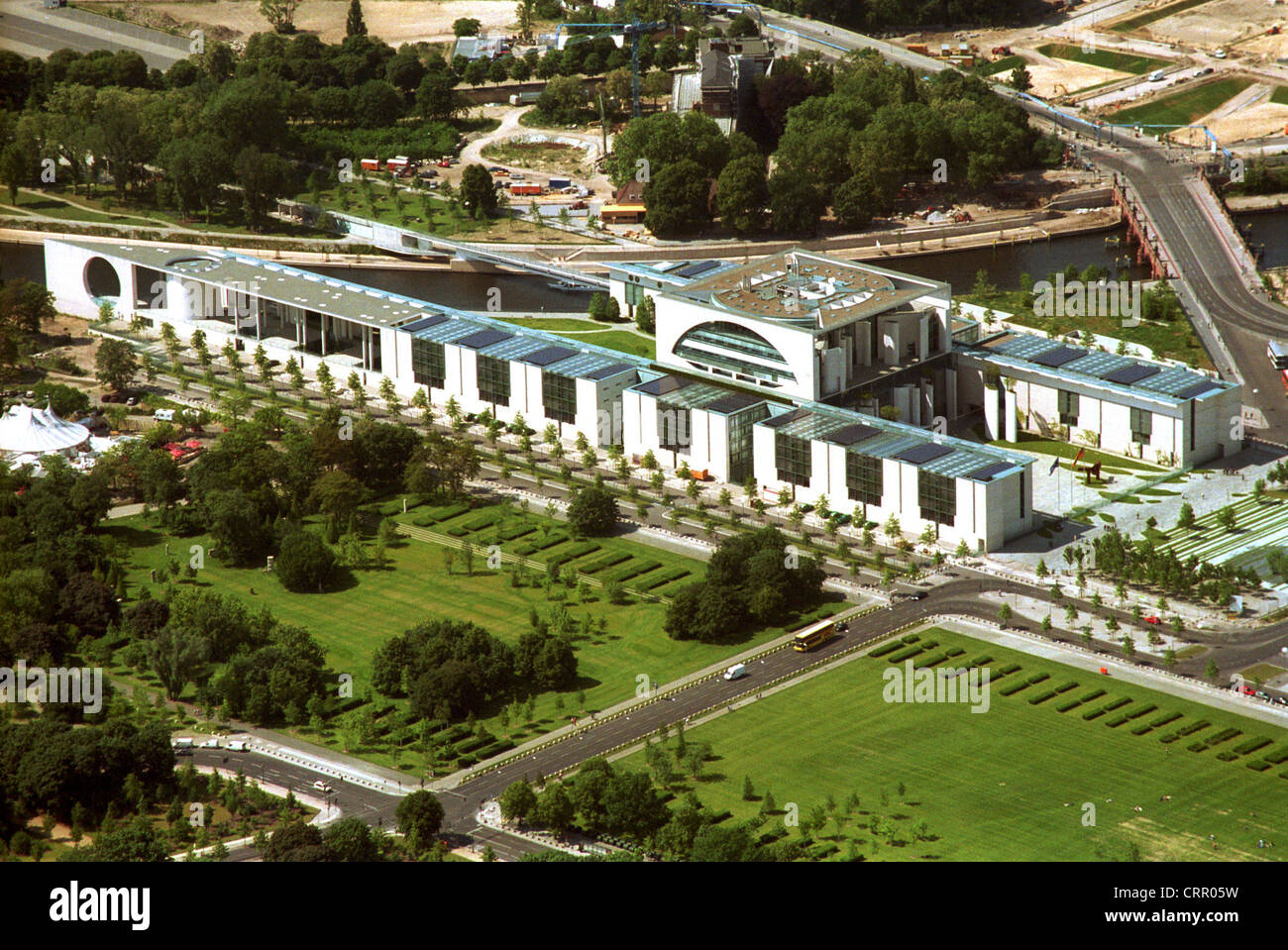 Federal Chancellery, Berlin, Aerial View Stock Photo - Alamy