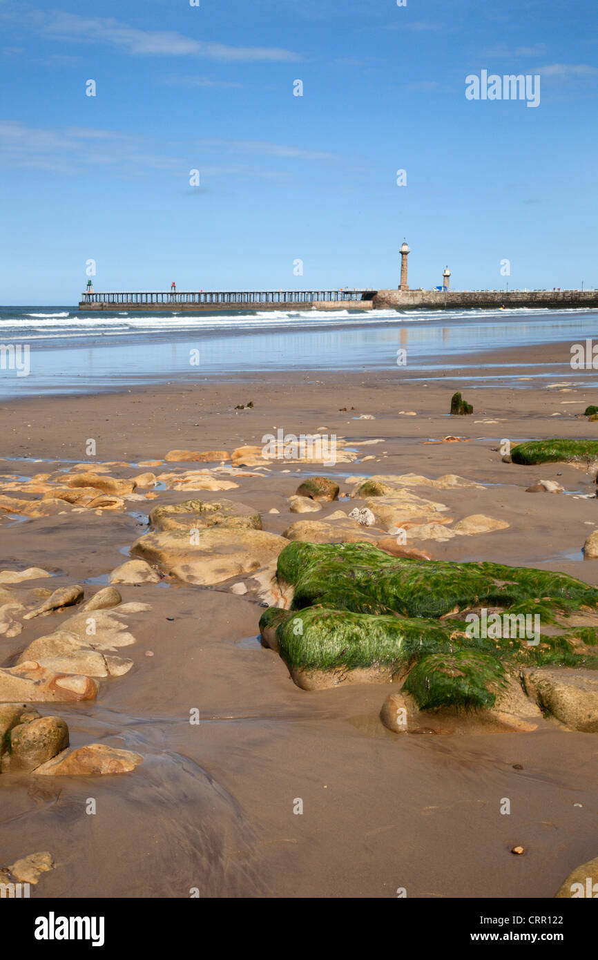 Whitby Sands Whitby North Yorkshire England Stock Photo - Alamy