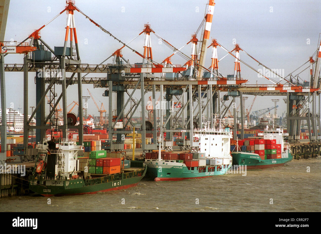 North Sea Terminal Bremerhaven Stock Photo - Alamy