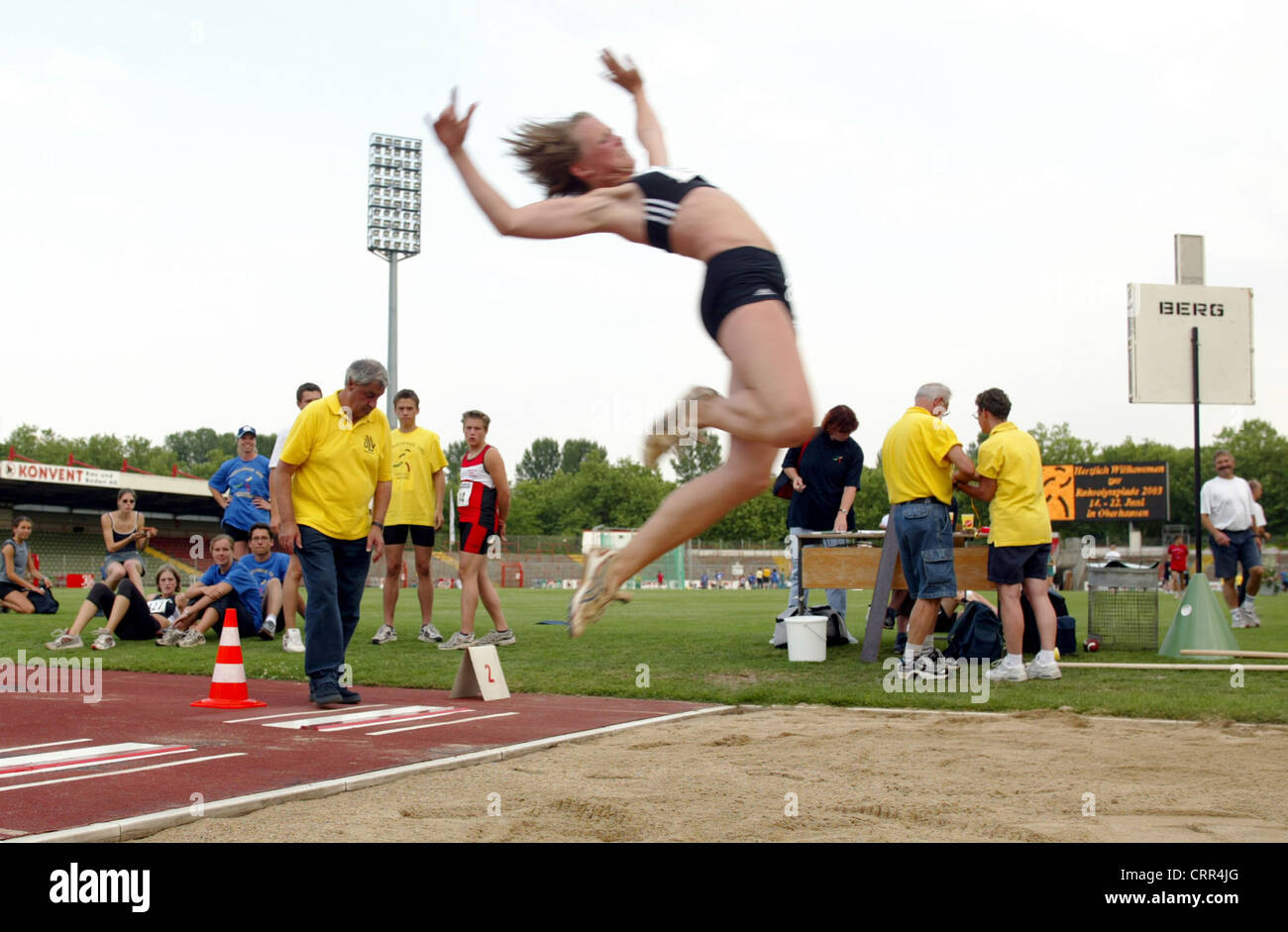 Long jump athletics olympics hi-res stock photography and images - Alamy