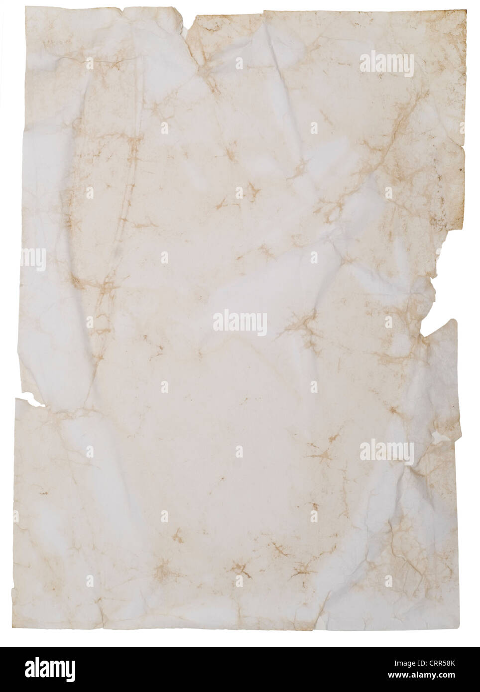 old wrinkled paper great as a background Stock Photo - Alamy