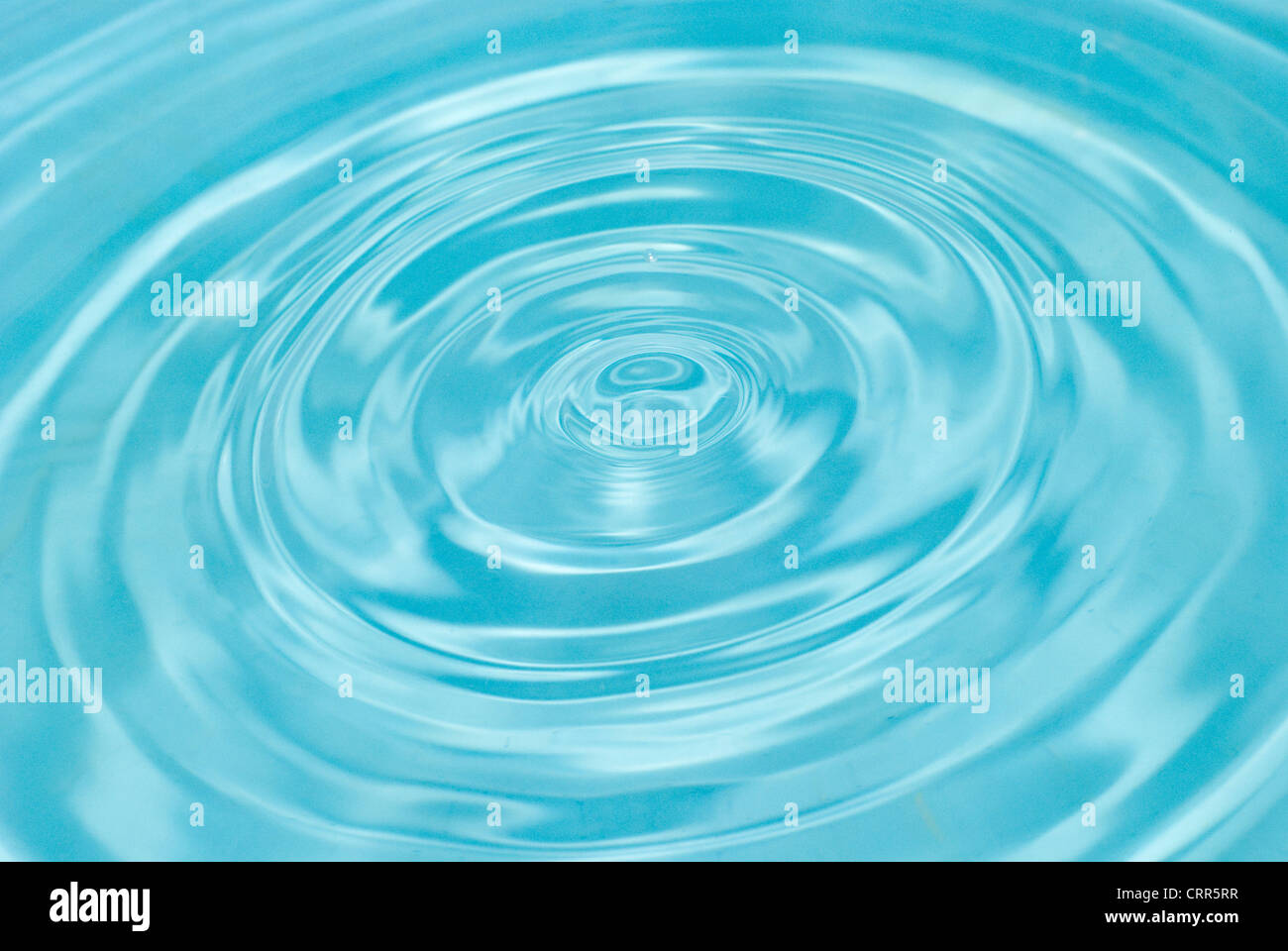 azure water surface and drop Stock Photo - Alamy
