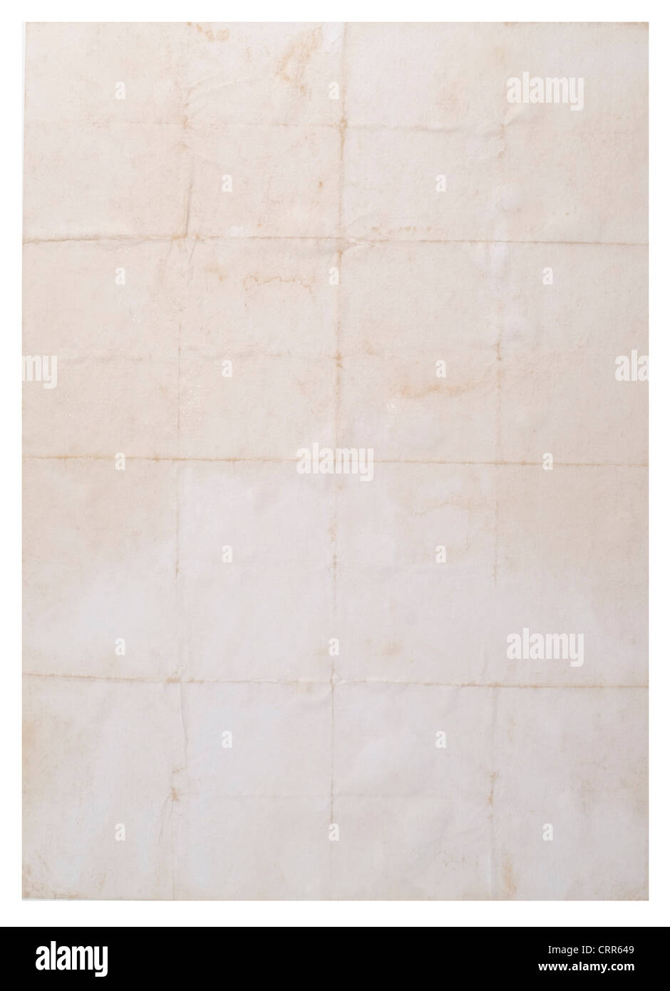 old paper blank great as a background isolated on white Stock Photo - Alamy