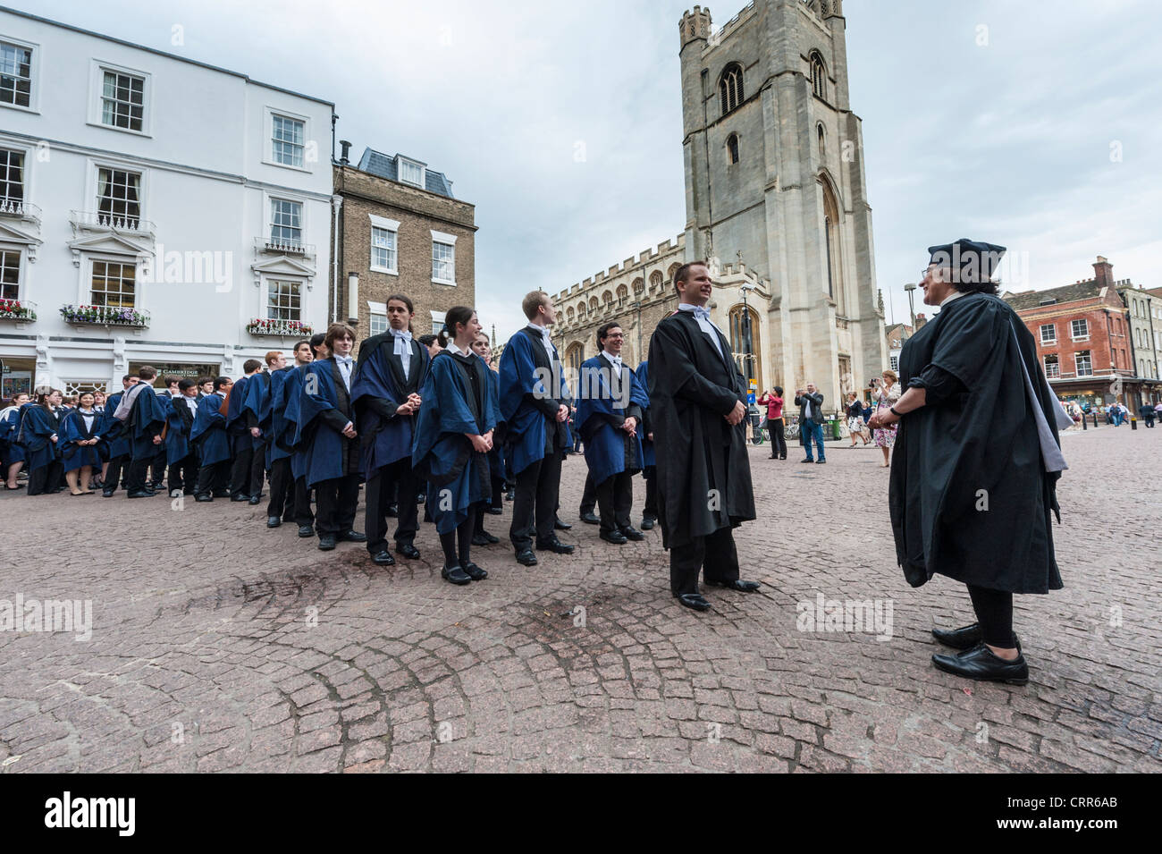 Students graduating at Cambridge University Stock Photo - Alamy