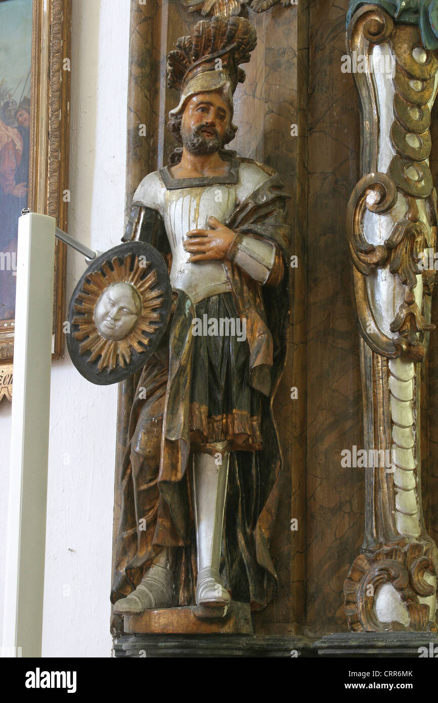 Statue of saint Stock Photo - Alamy
