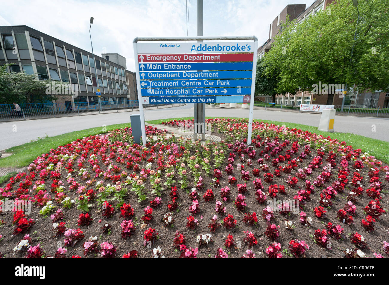 Addenbrookes hospital entrance and signs Cambridge UK Stock Photo - Alamy