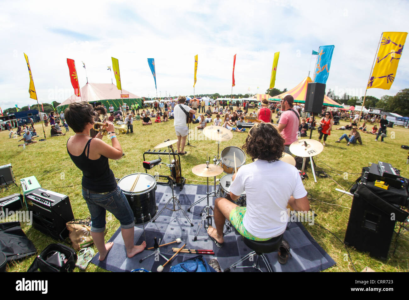 Summer Music Festival Flags High Resolution Stock Photography and ...