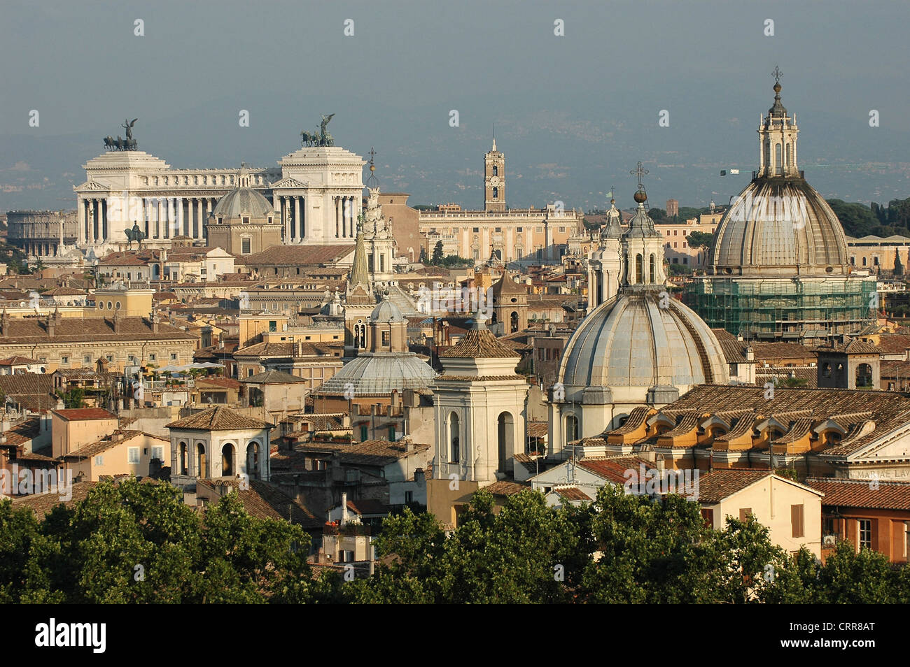 Europe Italy Lazio Latium Rome A panoramic view of the Eternal City ...