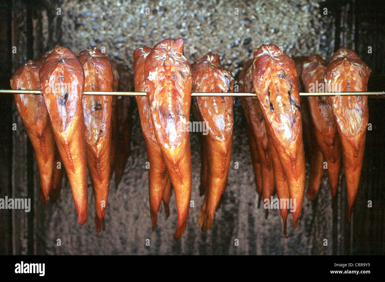 Traditional smoked fish Stock Photo - Alamy