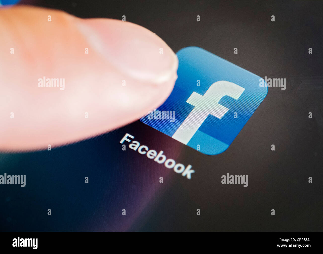 Facebook logo app icon hi-res stock photography and images - Alamy