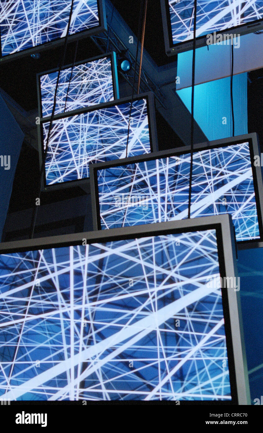 Panasonic shows modern plasma screens at IFA Stock Photo - Alamy