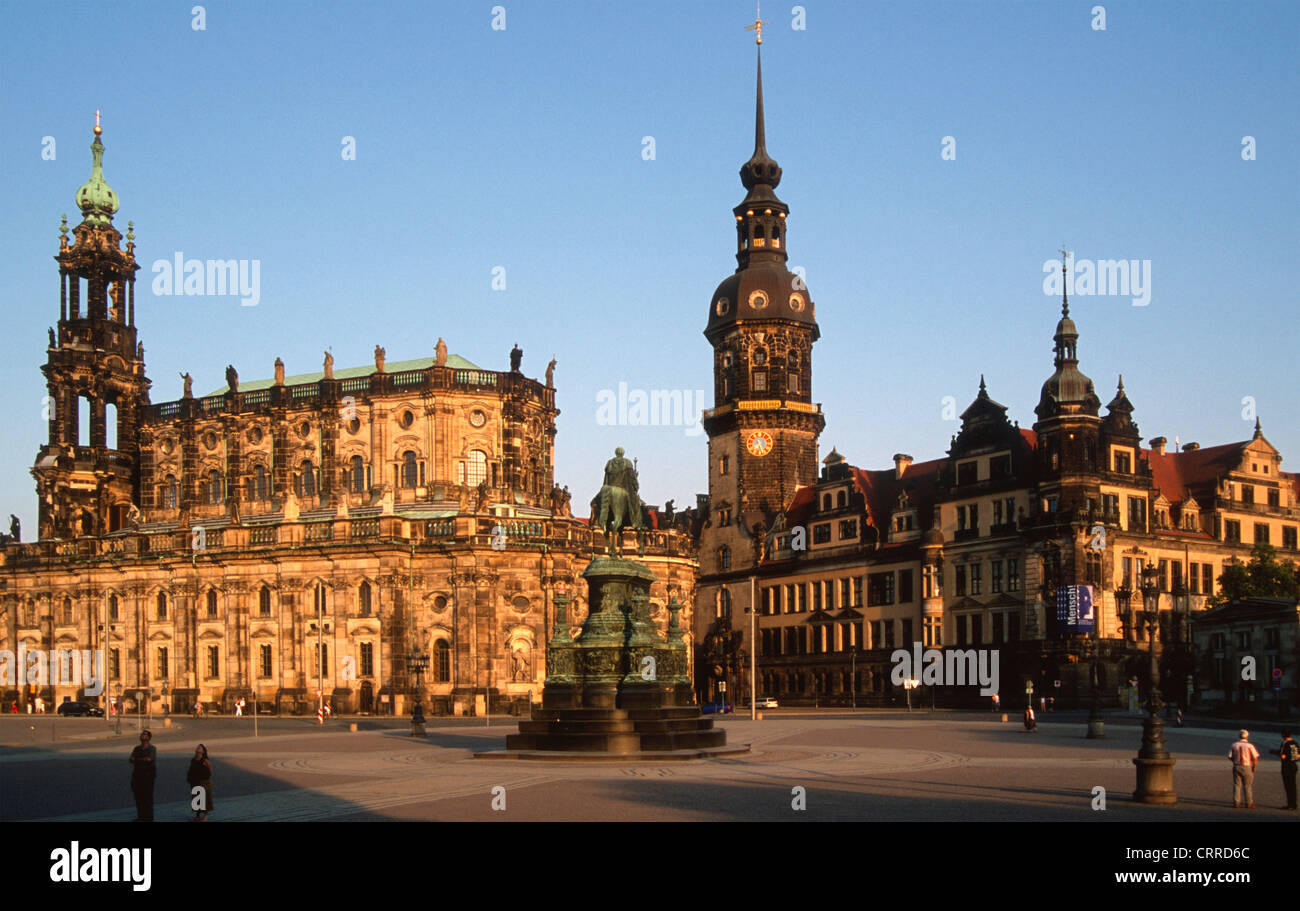 Germany, Saxony, Dresden, Cathedral, Castle Stock Photo - Alamy