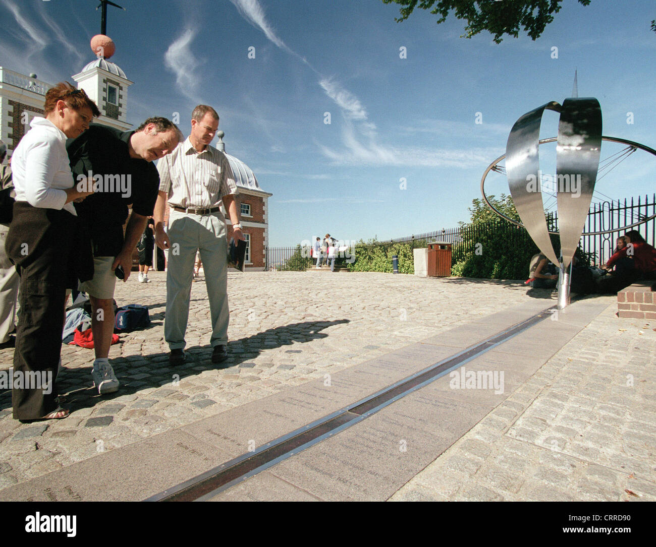The prime meridian at the Observatory, Greenwich Stock Photo - Alamy