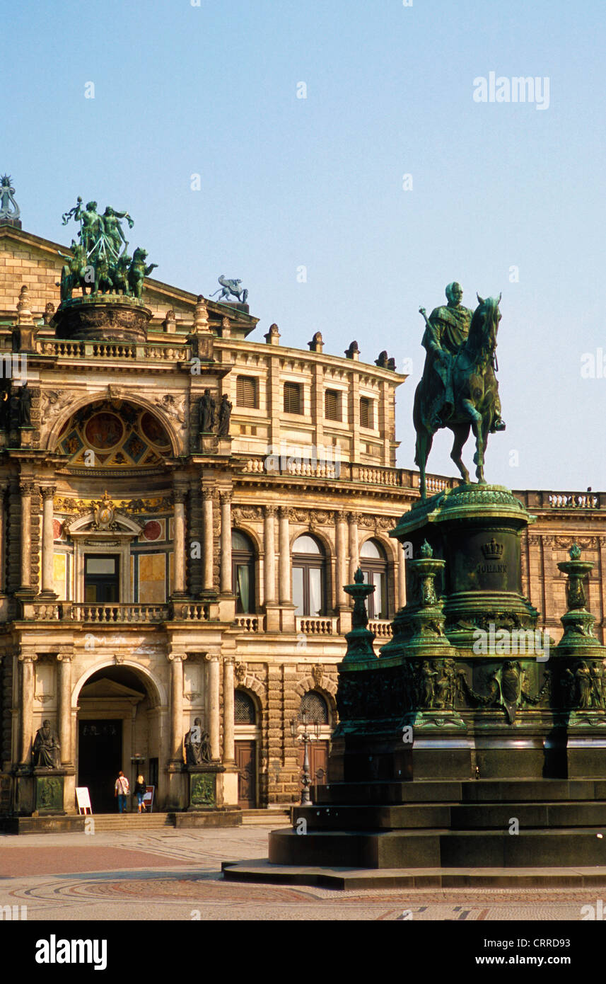 Germany, Saxony, Dresden, Semper Opera Stock Photo - Alamy