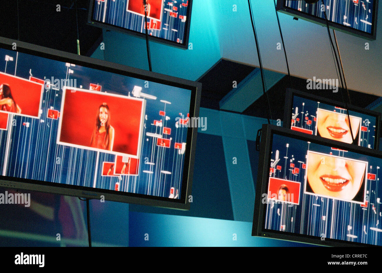 Panasonic shows modern plasma screens at IFA Stock Photo - Alamy