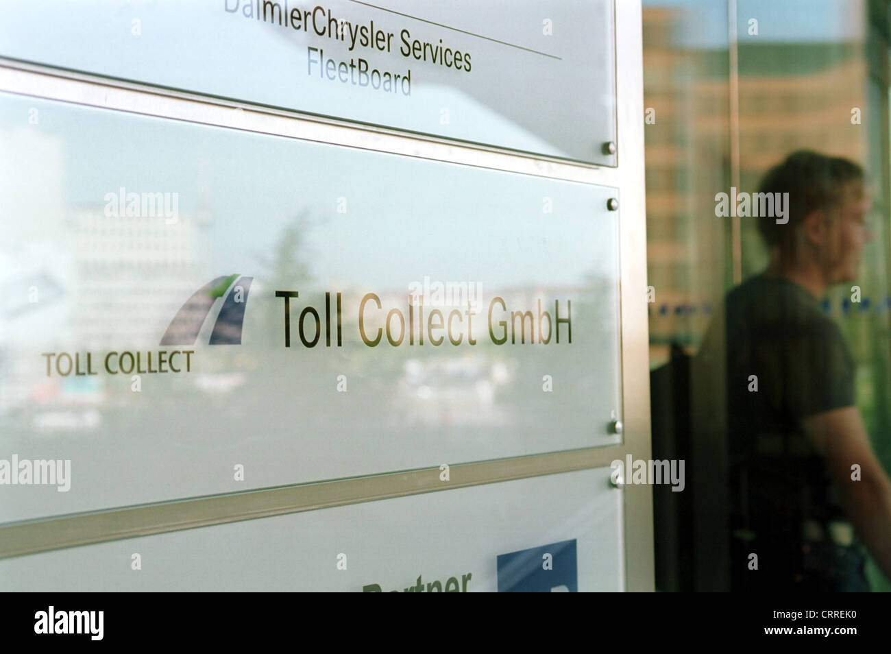 Company sign of Toll Collect Stock Photo - Alamy