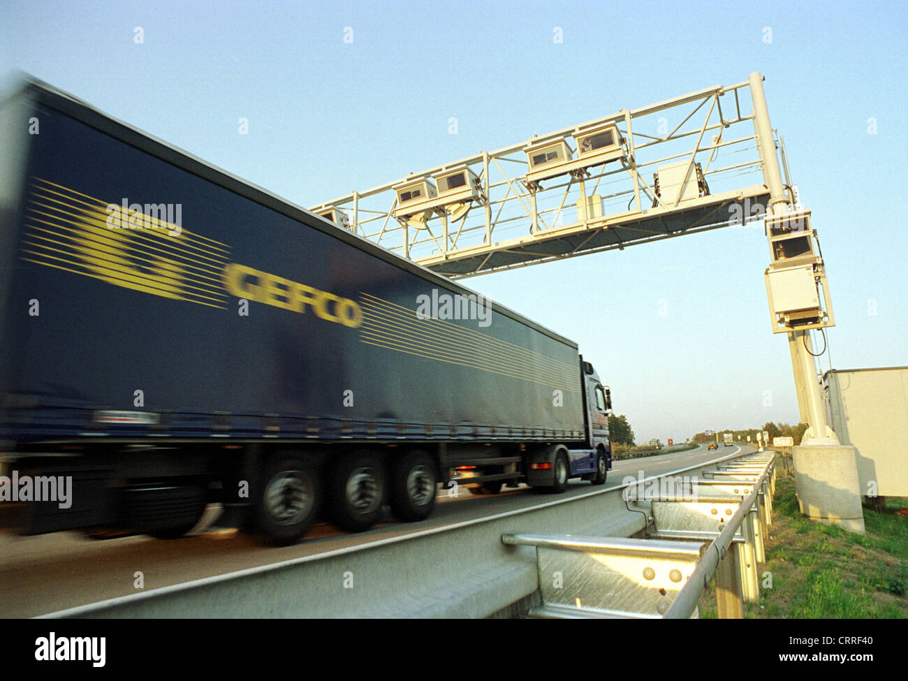Toll road truck hi-res stock photography and images - Alamy