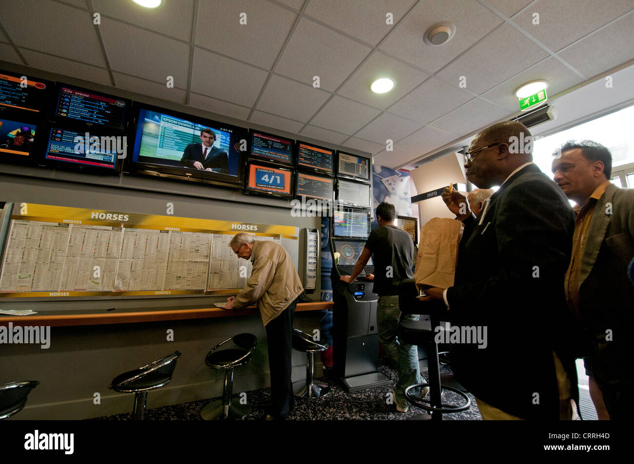 Betting shop interior hi-res stock photography and images - Alamy