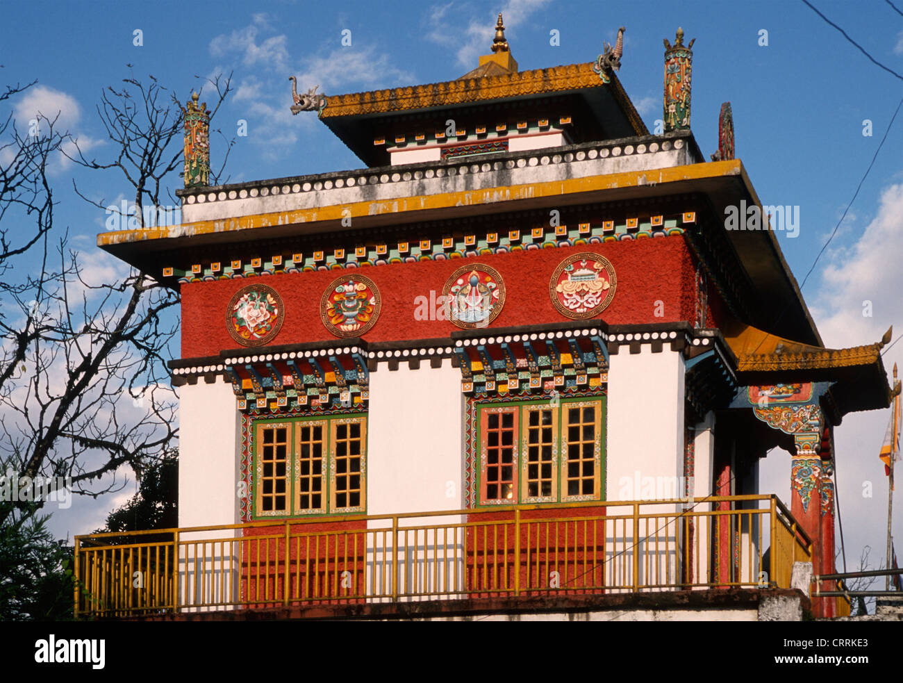 India; Sikkim; Pemayangtse Gompa, buddhist monastery Stock Photo - Alamy