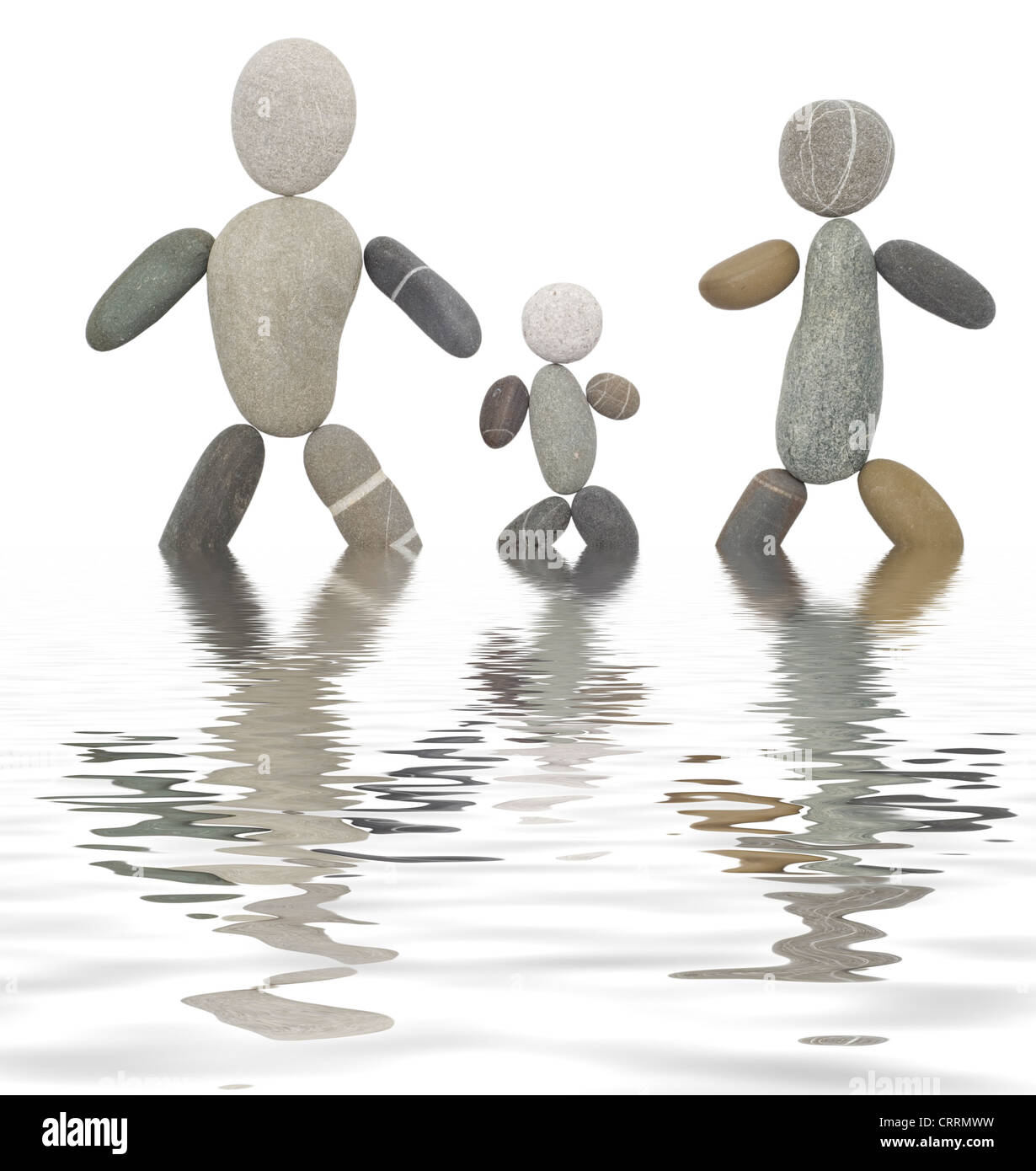 Pebble people child Cut Out Stock Images & Pictures - Alamy