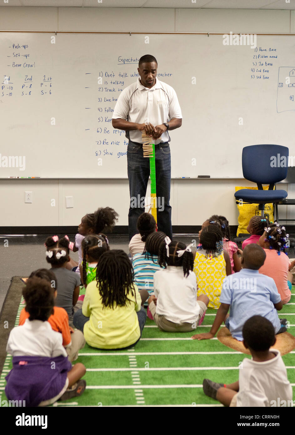 Black Male Preschool Teacher