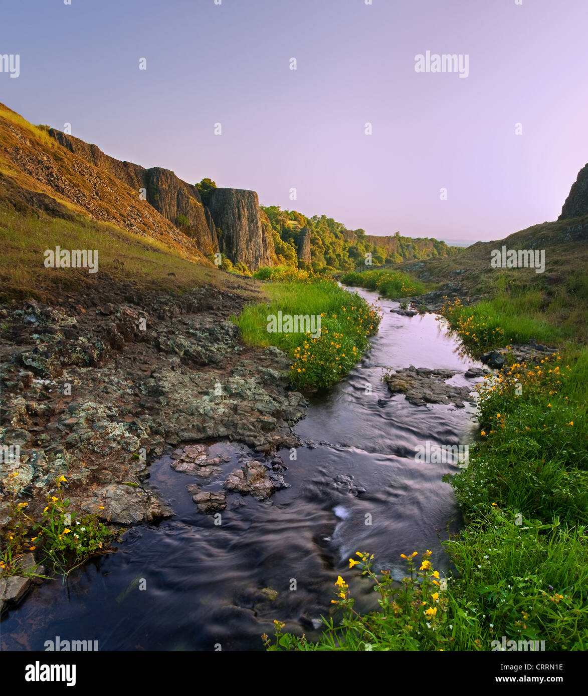 Stream which feeds phantom falls, North Table Mountain Ecological ...