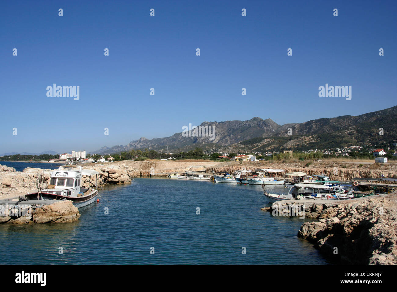 A small fishing harbour Lapta North Cyprus Stock Photo - Alamy