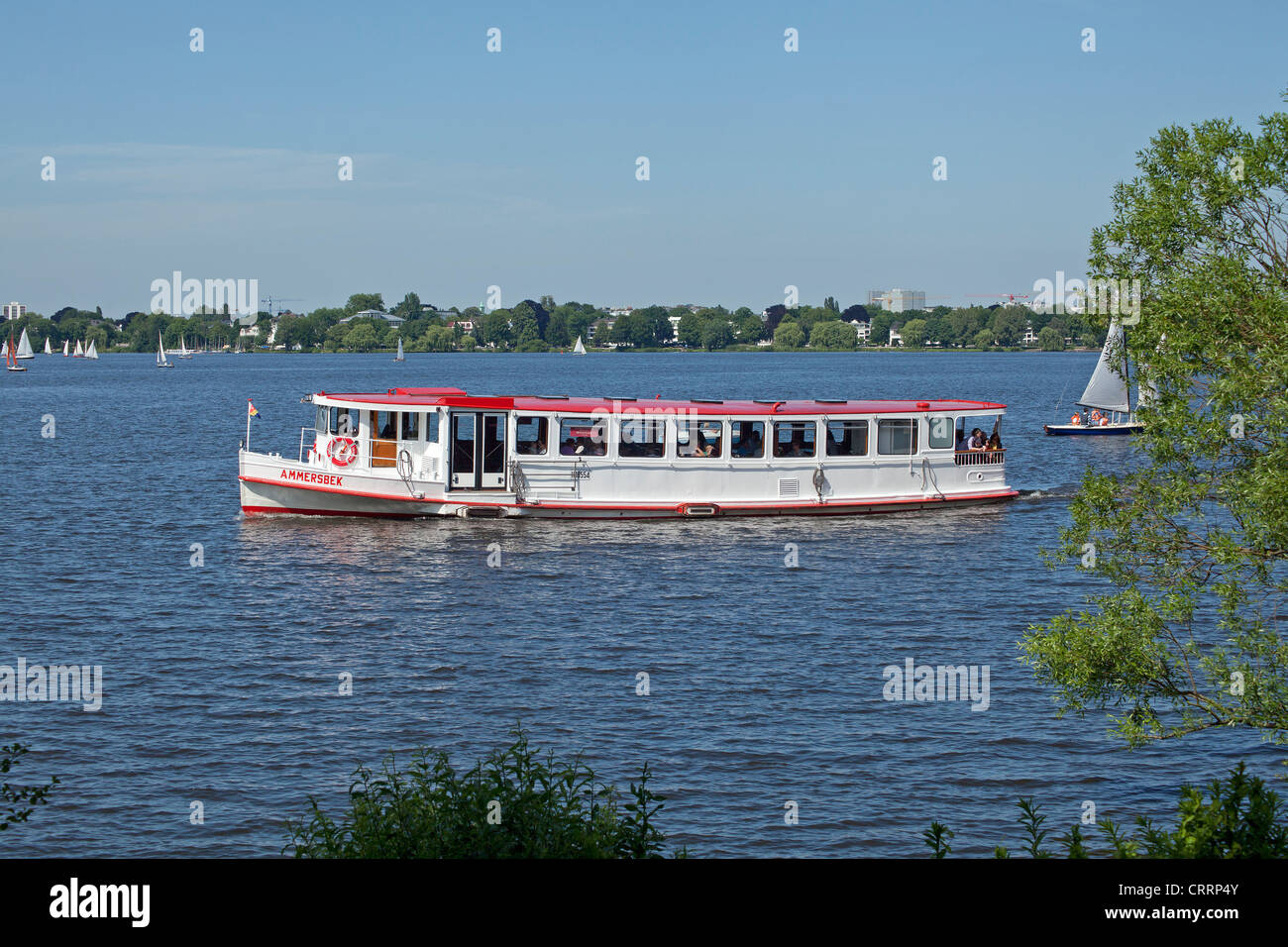 Alster excursion boat hi-res stock photography and images - Alamy