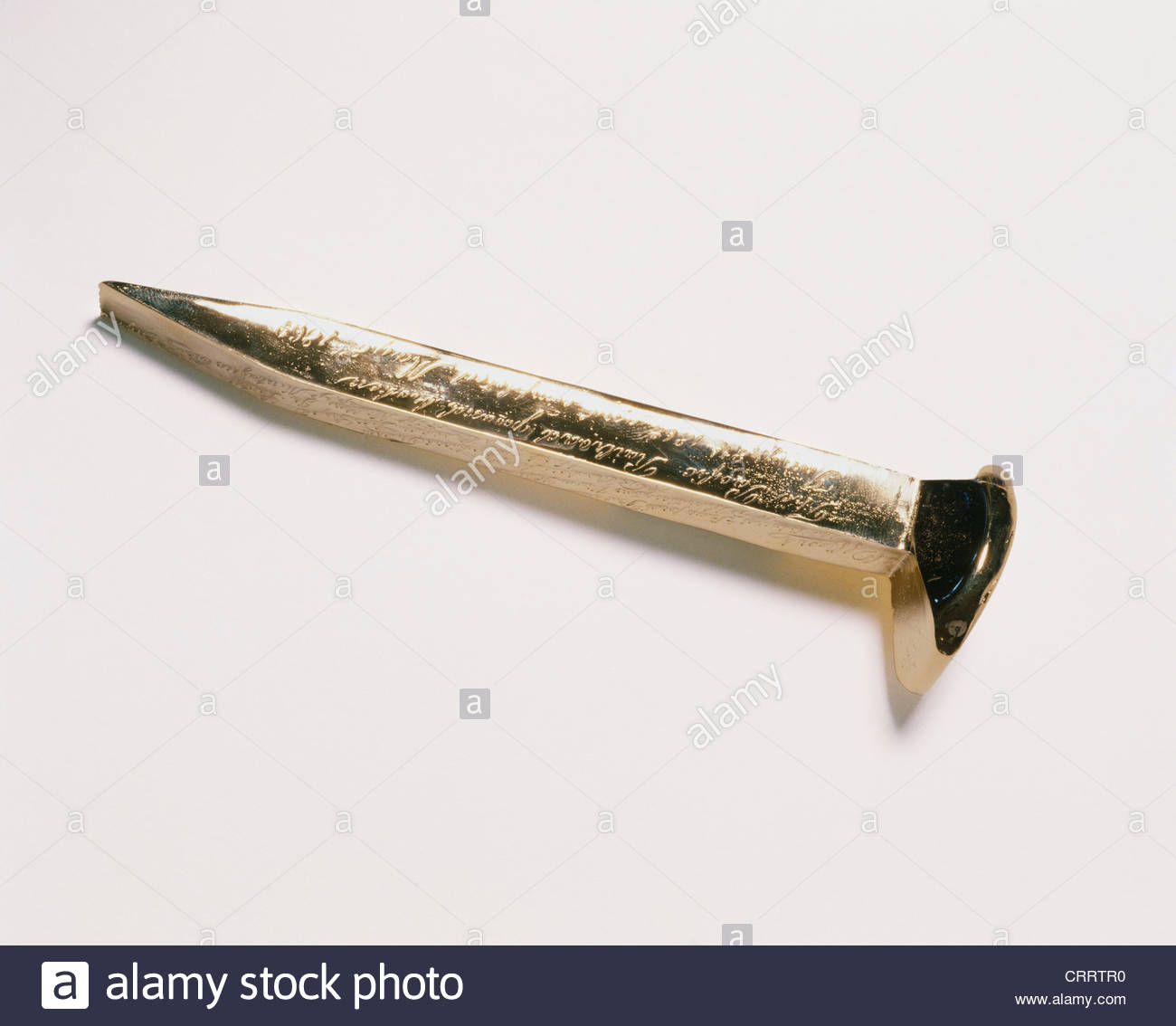 Golden Spike High Resolution Stock Photography and Images - Alamy