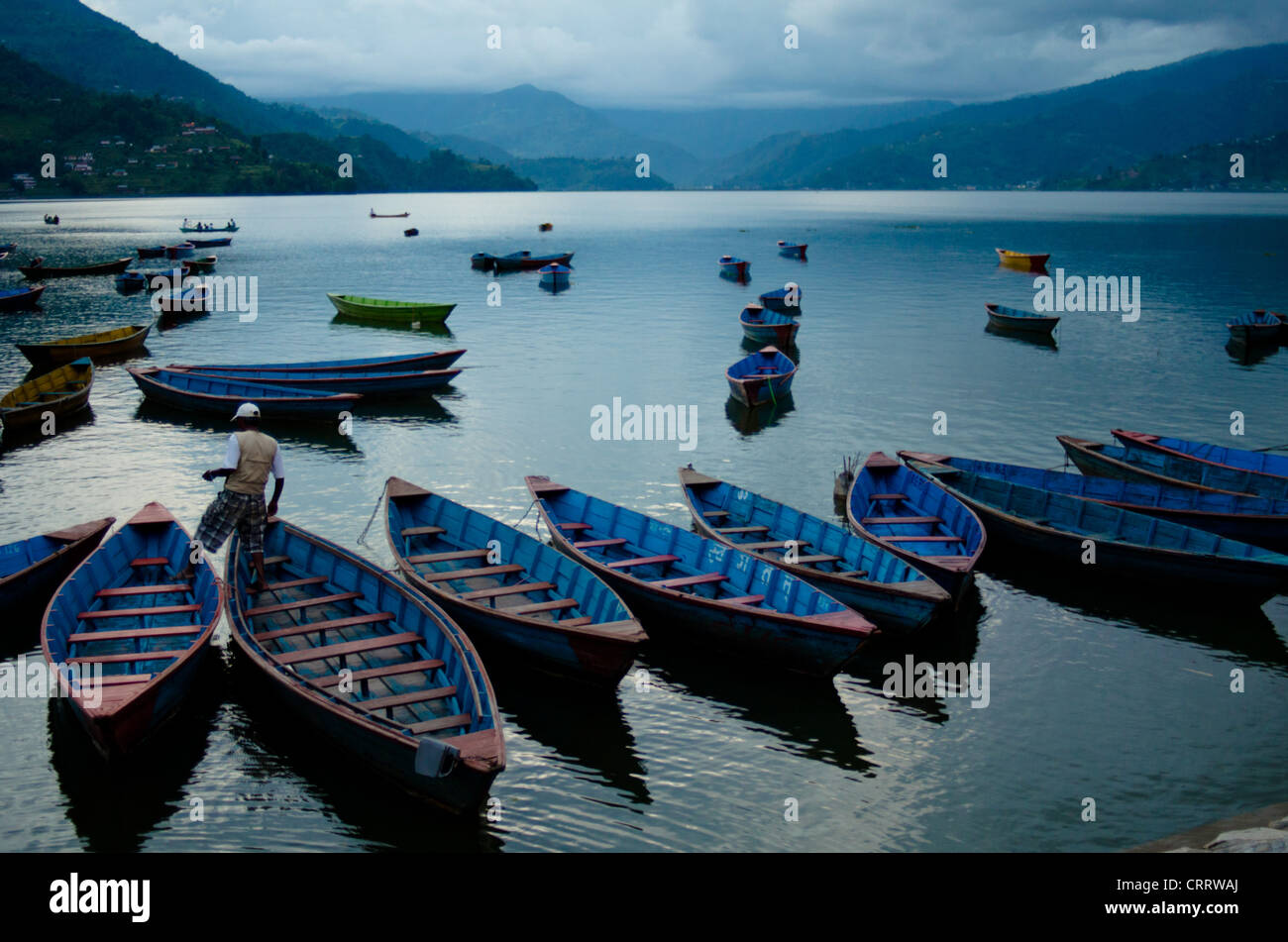 Boating in phewa lake hi-res stock photography and images - Alamy