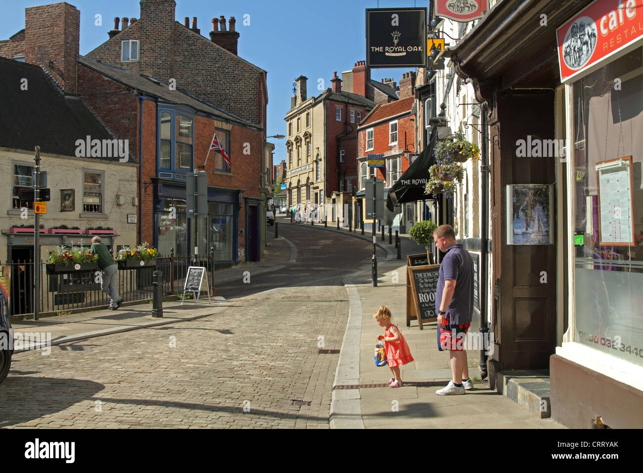 Kirkgate, Ripon, North Yorkshire, England Stock Photo - Alamy