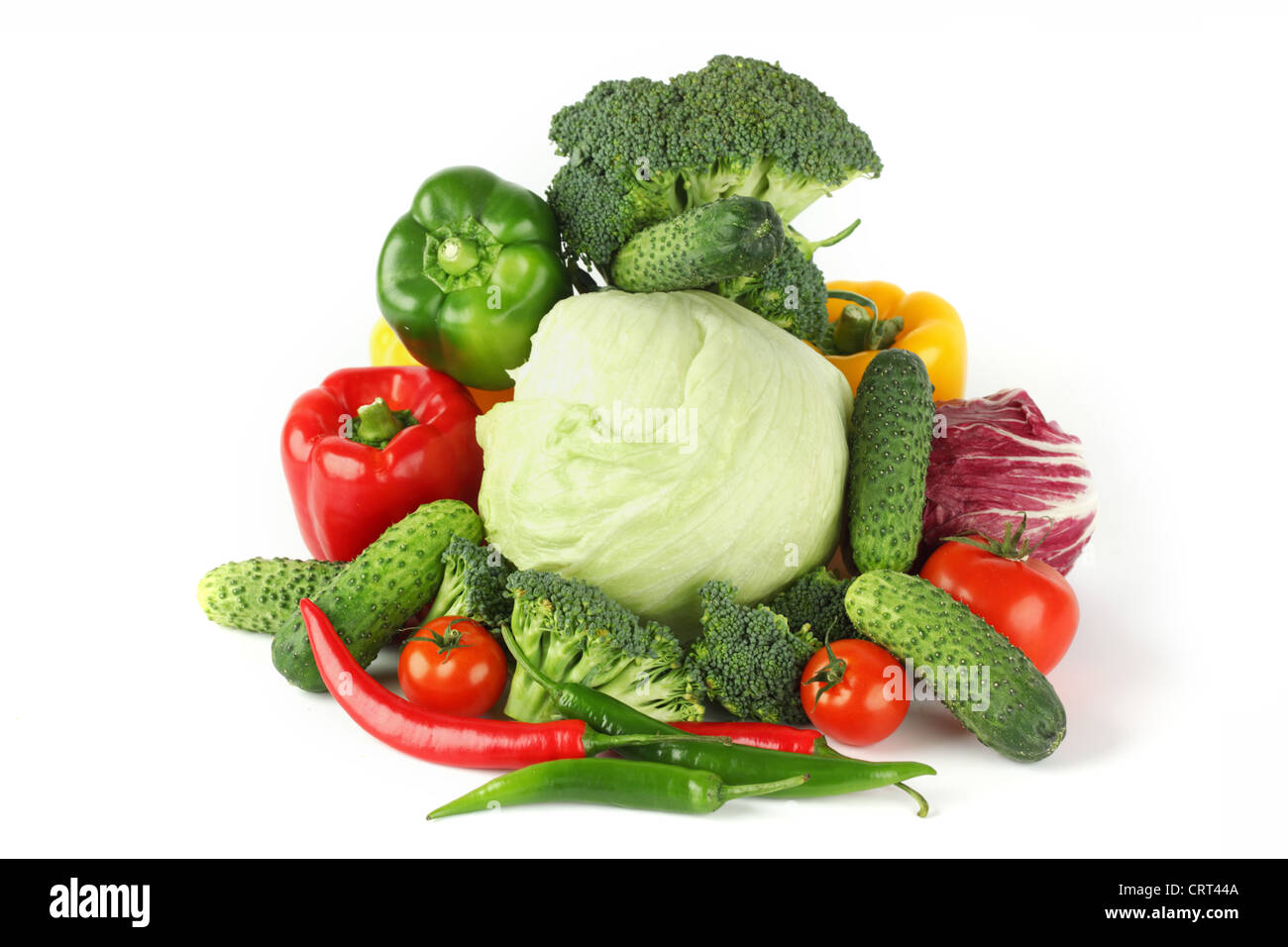 vegetable pile isolated Stock Photo - Alamy