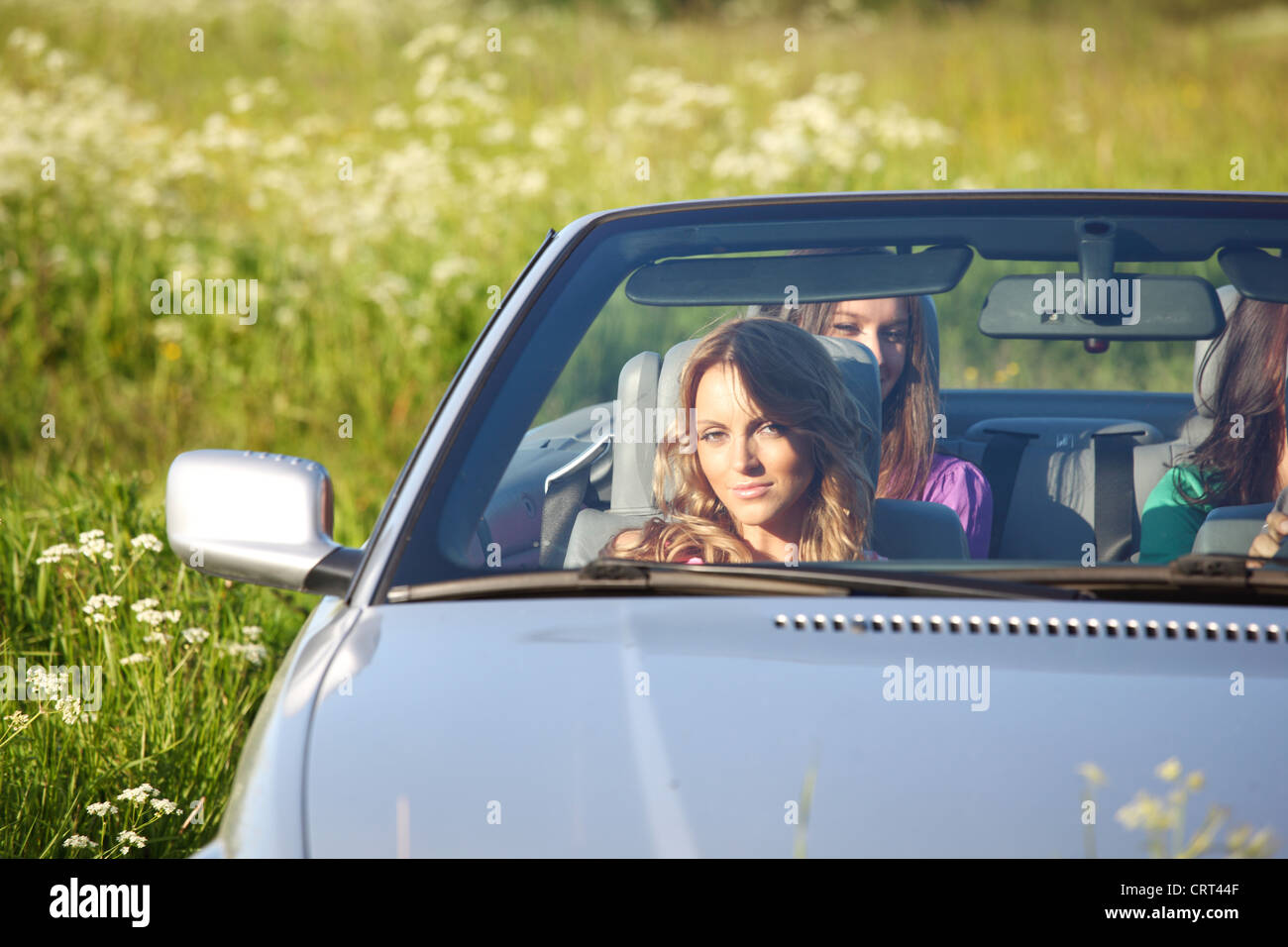 friends in car Stock Photo - Alamy