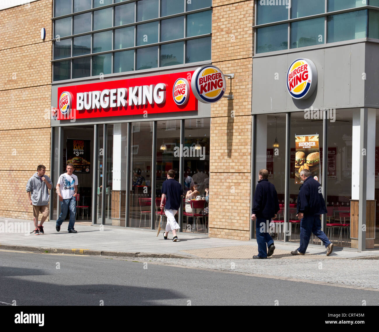 Burger king fast food restaurant hi-res stock photography and images ...
