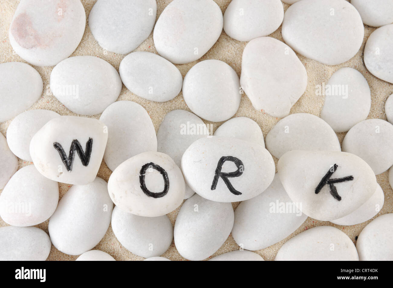 Job stones word hi-res stock photography and images - Alamy